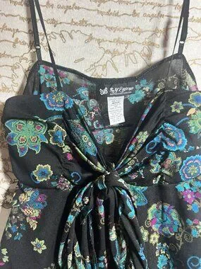 Self Esteem | Tops | Y2k Babydoll Top Medium Floral Fairy Whimsigoth ...